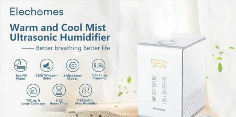 Elechomes SH8820 Ultrasonic Top Fill Humidifier Review - Nerd Techy