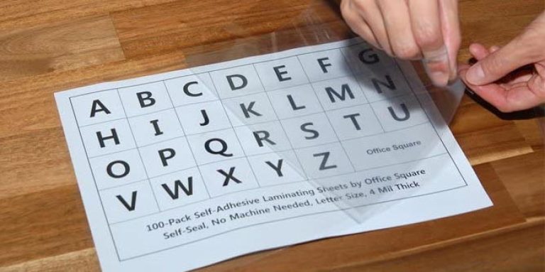 Best Self Adhesive Laminating Sheets (No Machine Required)