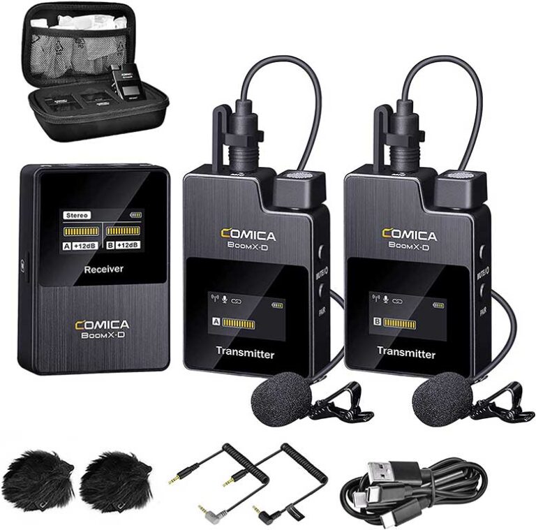 5 Best Wireless Lavalier Microphone Systems [2023 Updated]