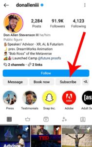 How to Add Subscribe Button on Instagram - Nerd Techy