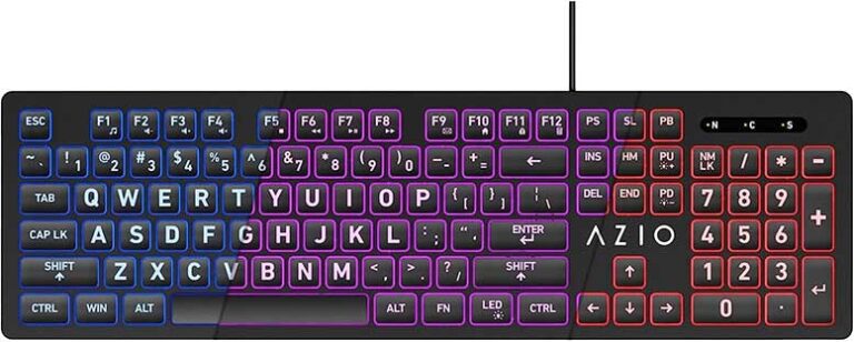 5 Best Large Print Keyboards for the Visually Impaired [2023 Updated]