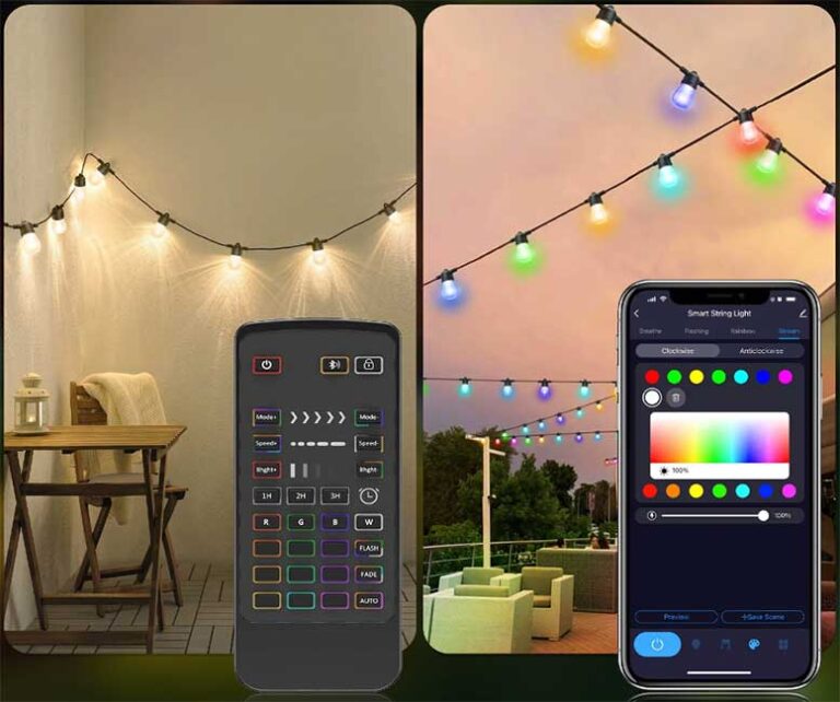 5 Best Smart Outdoor String Lights That Connect to WiFi (2023) - Nerd Techy