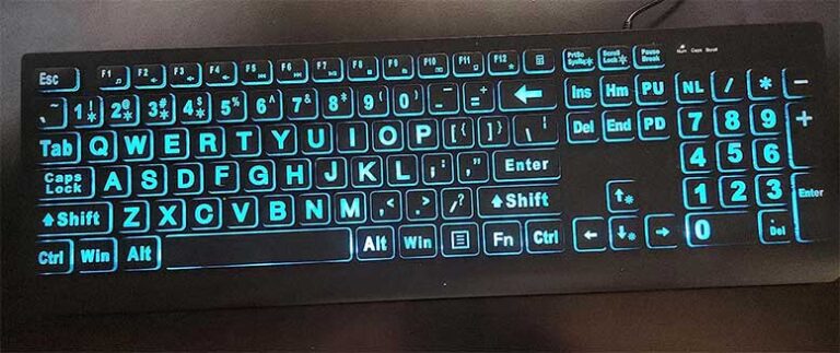 5 Best Large Print Keyboards for the Visually Impaired [2023 Updated]