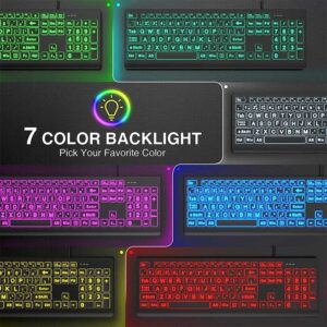 5 Best Large Print Keyboards for the Visually Impaired [2023 Updated]