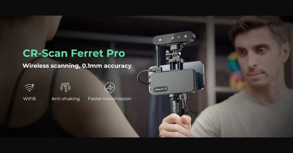 First-Look Preview of the Creality CR-Scan Ferret Pro 3D Scanner - Nerd Techy