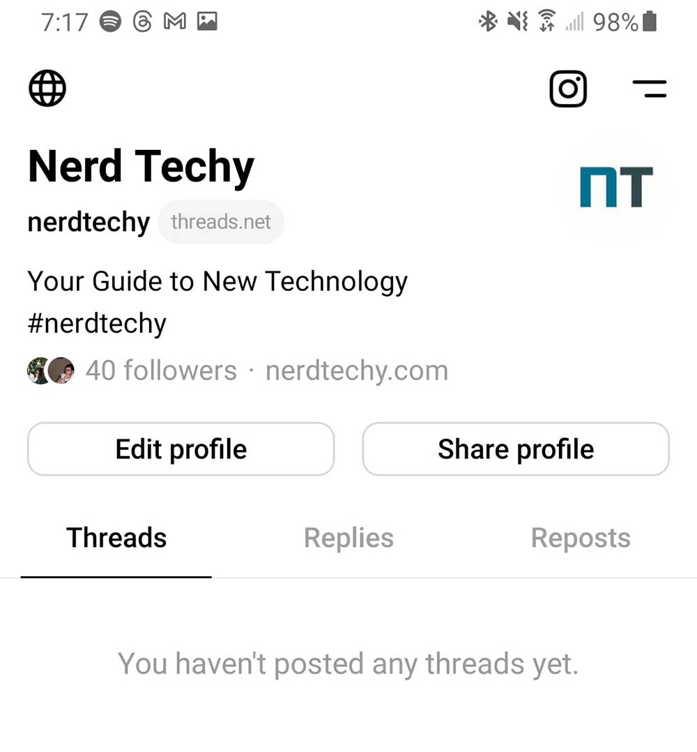 How to Remove Threads Badge on Instagram Profile - Nerd Techy