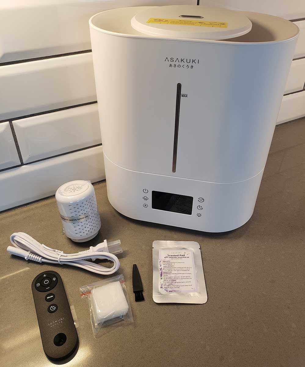 ASAKUKI ZH001S Top-Fill (Cool Mist) Humidifier Review & Testing - Nerd ...