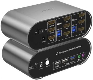 Best KVM Switch for Triple Monitors in 2023 - Nerd Techy