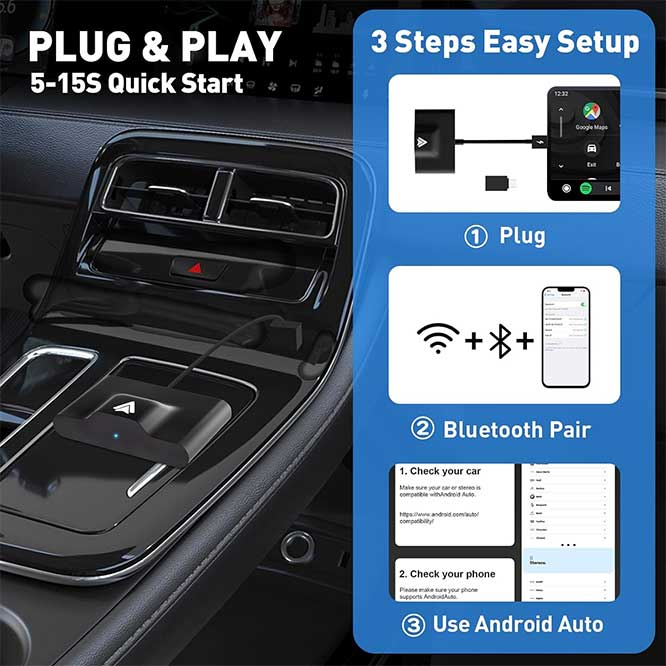 4 Best Wireless Android Auto Adapters [2023 Updated]