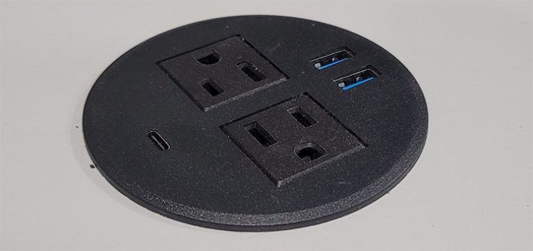 3 Best Desk Power Grommets for Charging [2024] - Nerd Techy