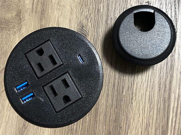 3 Best Desk Power Grommets for Charging [2024] - Nerd Techy