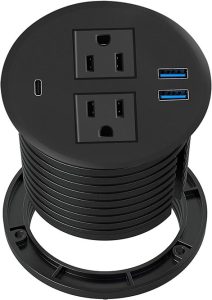 3 Best Desk Power Grommets for Charging [2024] - Nerd Techy