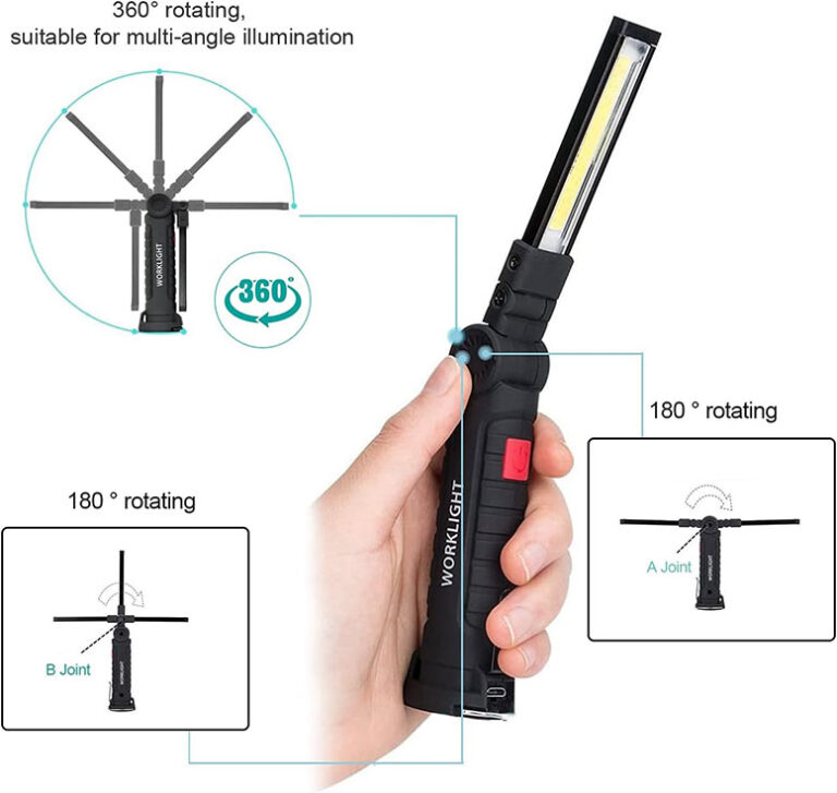 4 Best Magnetic LED Work Lights for 2024 - Rechargeable & USB-Powered