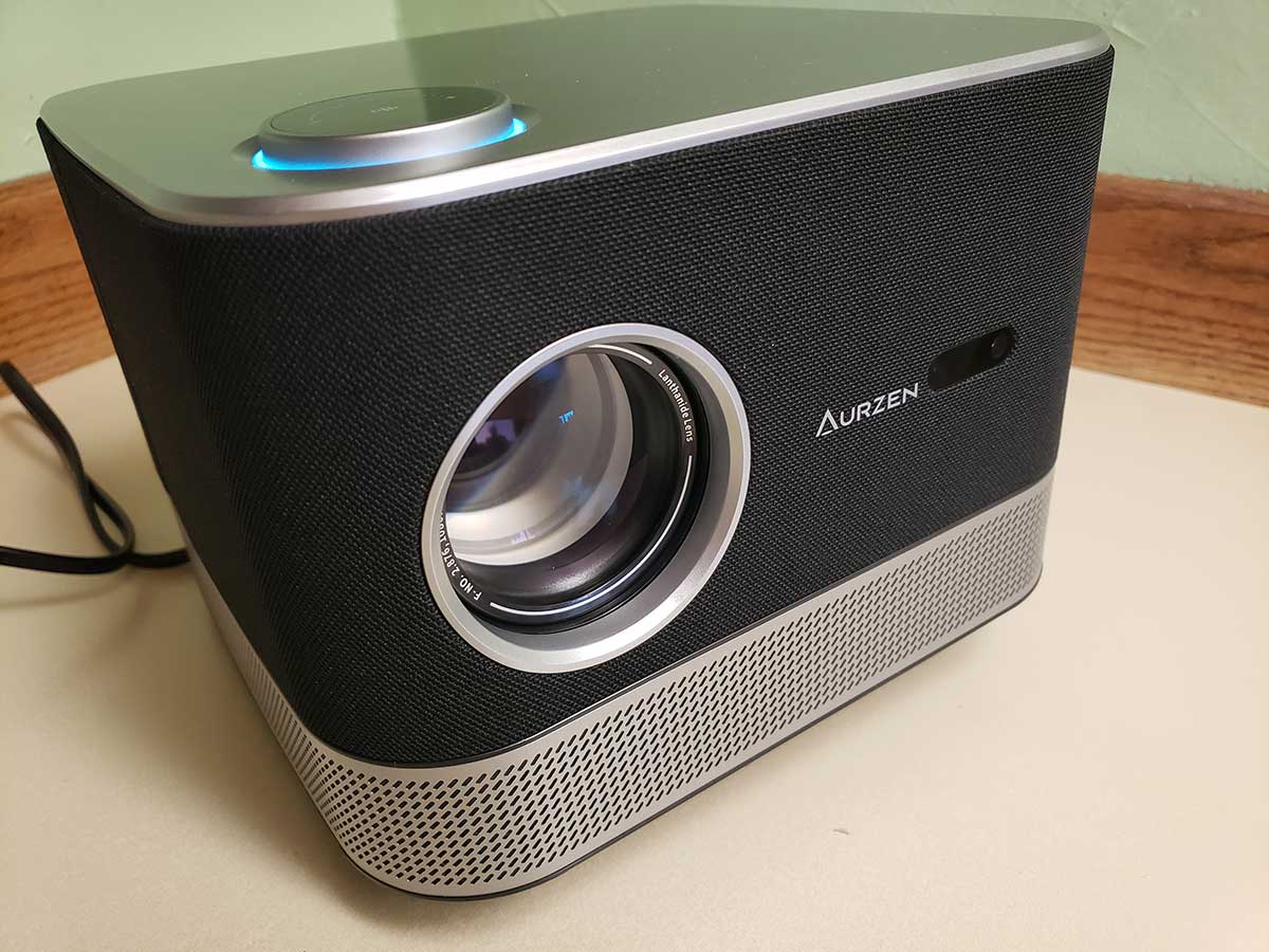 AURZEN BOOM 3 Smart Projector Review & 2-Week Test Run - Nerd Techy