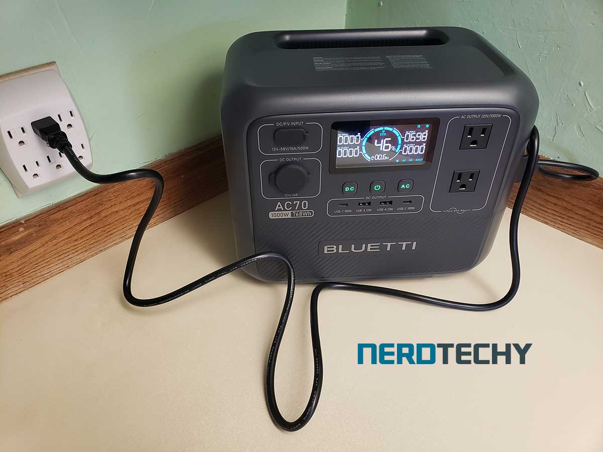BLUETTI AC70 Portable Power Station Review [Two Week Hands-On Test]