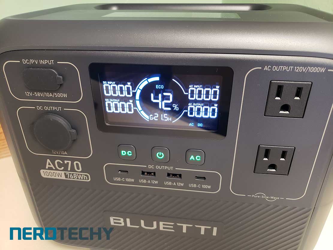 BLUETTI AC70 Portable Power Station Review [Two Week Hands-On Test]