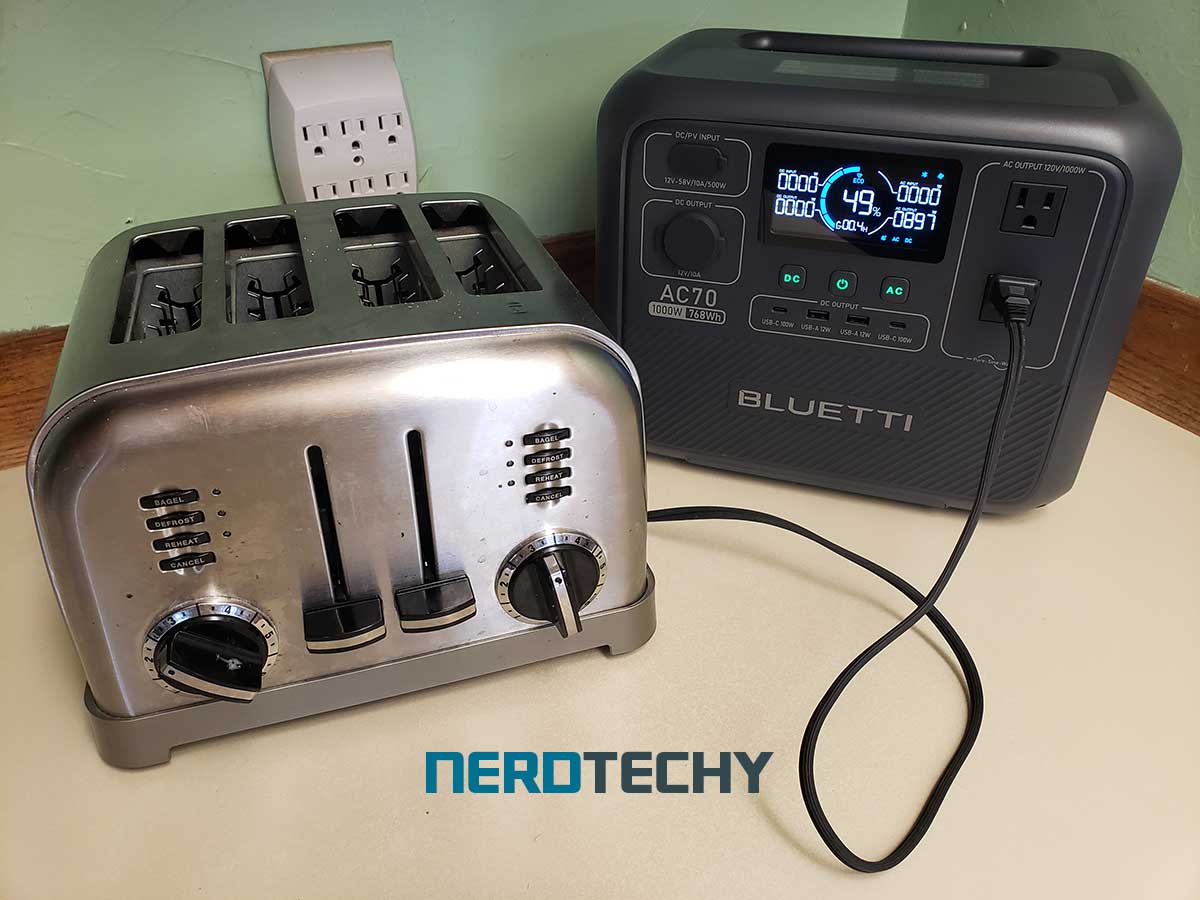 BLUETTI AC70 Portable Power Station Review [Two Week Hands-On Test]
