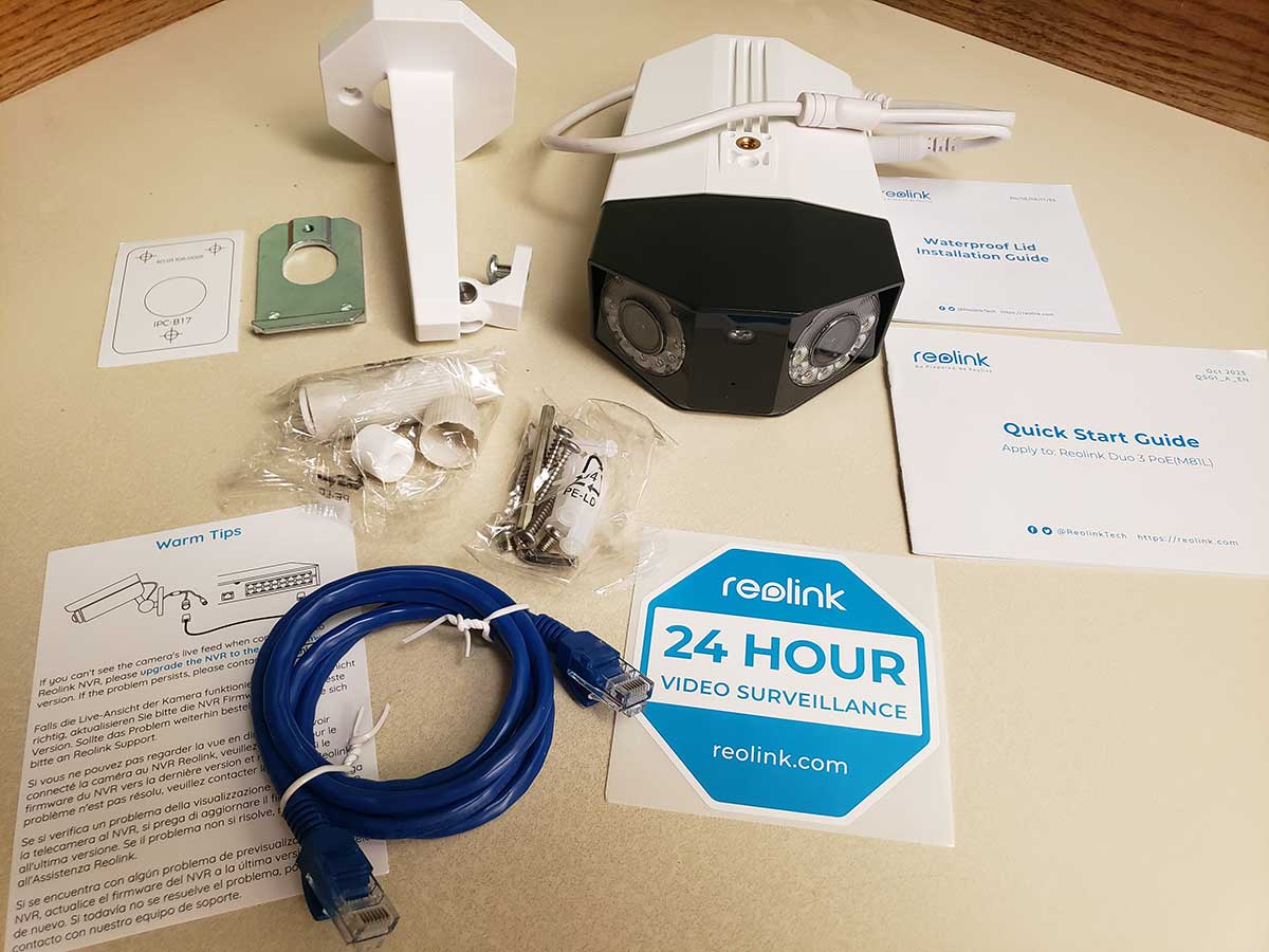 Reolink Duo 3 PoE Unboxing & Feature Review - Nerd Techy