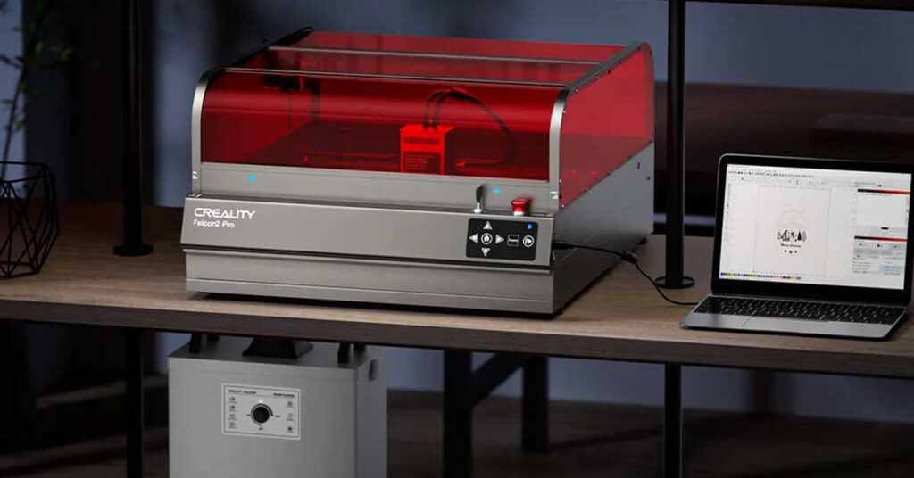 First-Look at the Creality Falcon2 Pro Enclosed Laser Engraver & Cutter ...