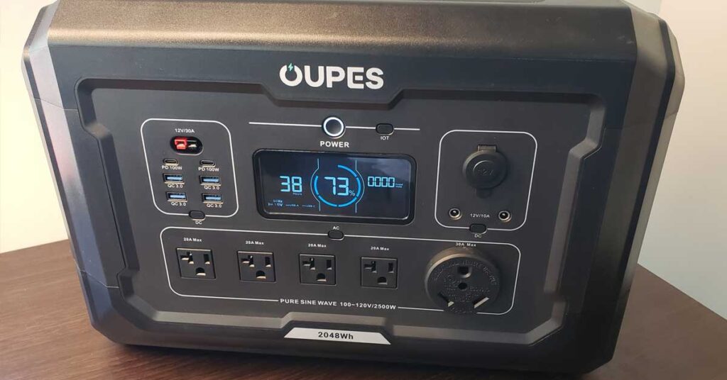 The OUPES Mega 2 is a High Capacity Power Station Ready for Off-Grid ...