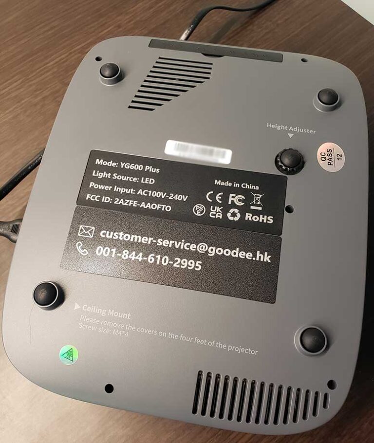 GooDee YG600 Plus Projector Review: Excellent Performance for the Price ...