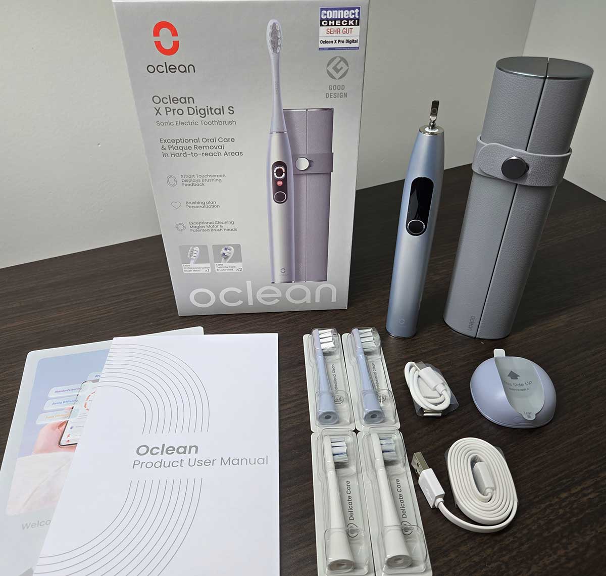 Oclean X Pro Digital Sonic Toothbrush Review (with the A10 Water Flosser) - Nerd Techy